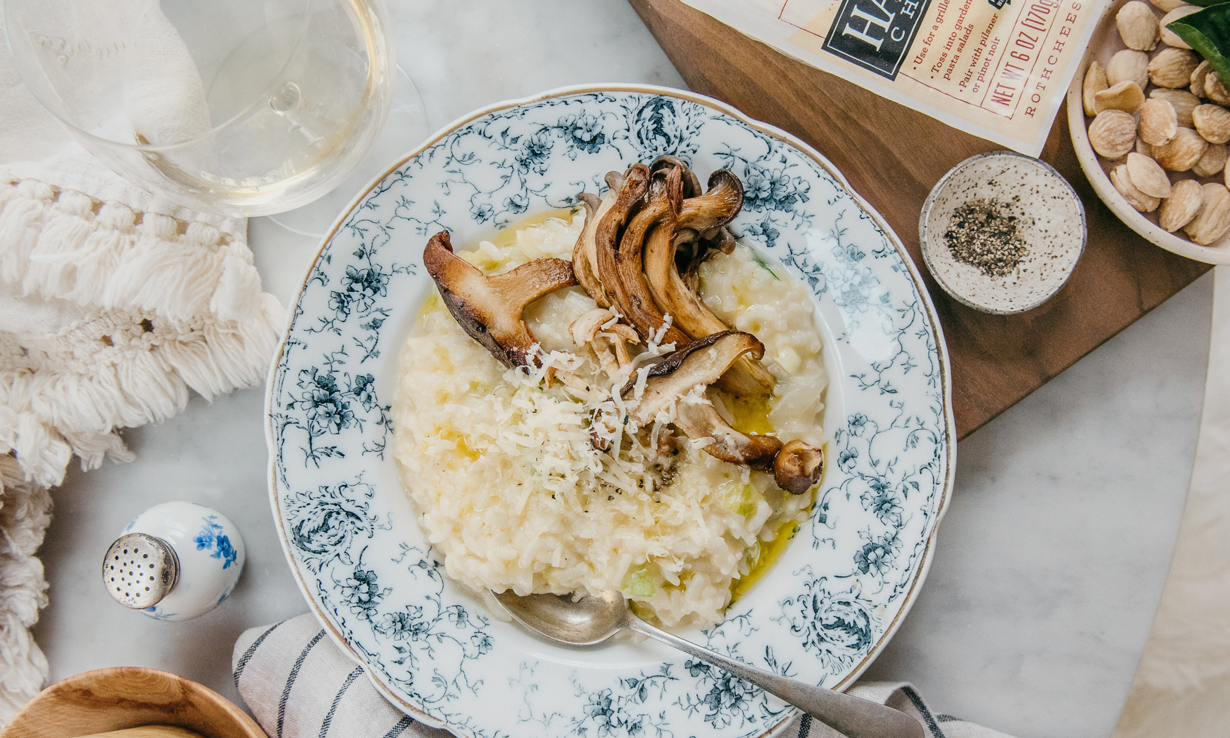 Cheesy Mushroom Risotto - Roth Cheese