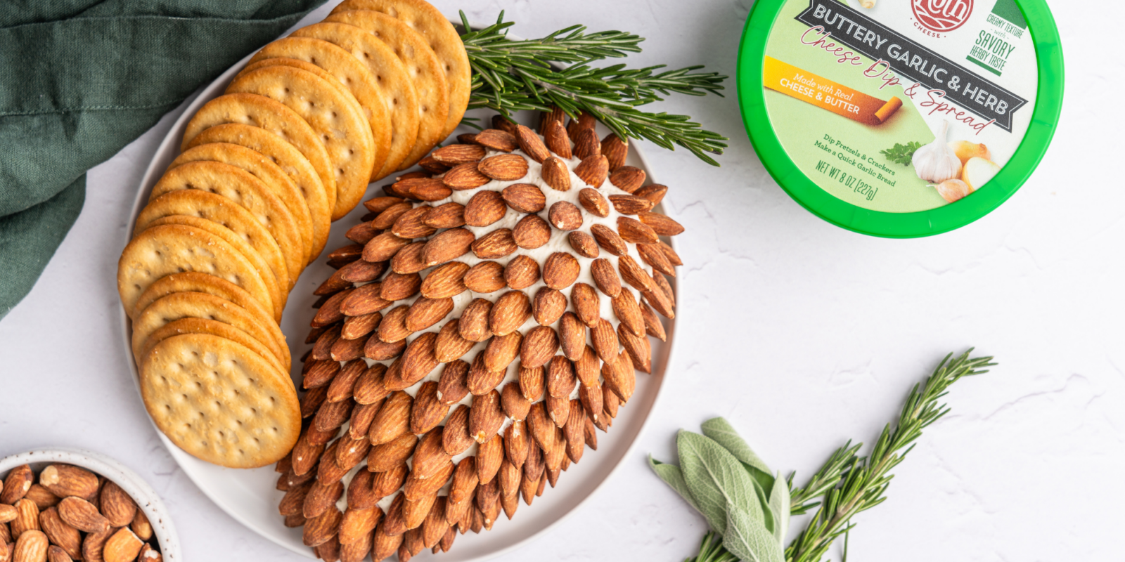 Garlic & Herb Dip Pinecone - Roth Cheese